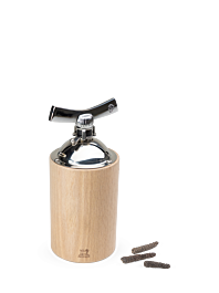 Isen Wooden pepper mill for long peppers and large peppercorns, 16cm ...