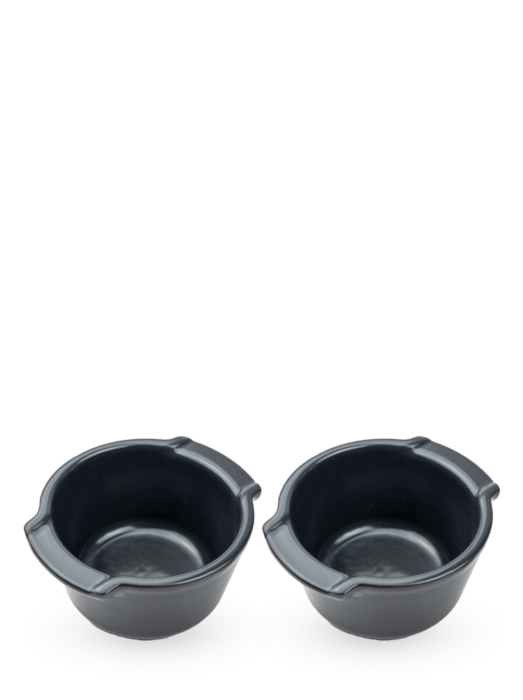 Appolia Set of ceramic ramekins, slate, 20 cl - Peugeot Saveurs
